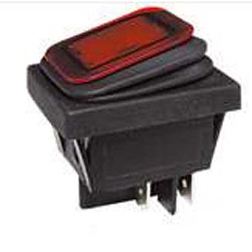 INTERRUPTOR VERMELHO C/ SINALIZADOR ESTANQUE