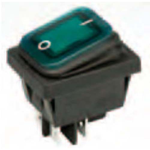 INTERRUPTOR VERDE C/ SINALIZADOR ESTANQUE